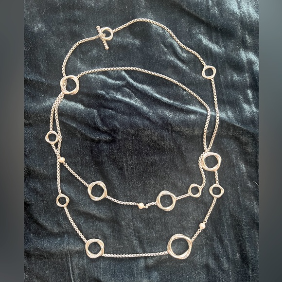 David Yurman | Jewelry | David Yurman Infinity Necklace With Pearls | Poshmark